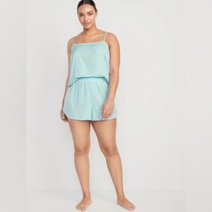 Old Navy | Intimates & Sleepwear | Light Blue Satin Pajama Lounge Set ...